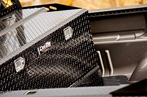 Dee Zee DZ91742XB (92 gallon) Auxiliary Diesel Combo Transfer Tank & Tool Box - Black Aluminum