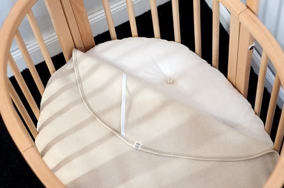 Home of Wool Washable 100% Wool Crib Mattress Waterproof Protector/Puddle Pad - 28 x 52? (71 x 132 cm)