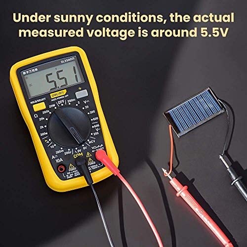 AOSHIKE 10Pcs 5V 30mA Mini Solar Panels for Solar Power Mini Solar Cells DIY Electric Toy Materials Photovoltaic Cells Solar DIY System Kits 2.08"x1.18"(5V 30mA 53mmx30mm)