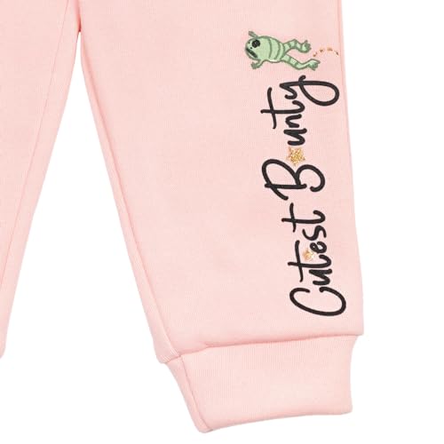 STAR WARS The Mandalorian Baby Yoda Little Girls Pullover Sweatshirt & Pants Pink 7-8