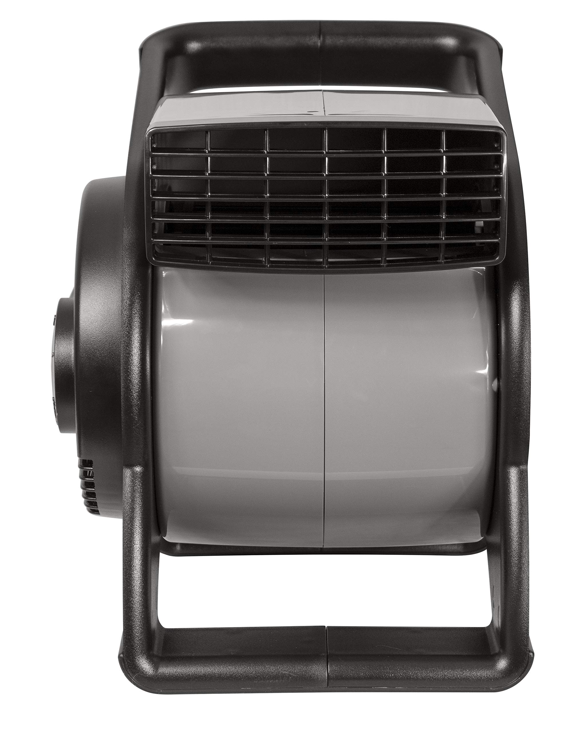 Air King Commercial Grade Pivoting Utility Fan, for Cooling, Ventilating, Exhausting and Drying at Home, Job Site, Work Shop, Construction, 3 Speeds, 11.25", Black, 9550