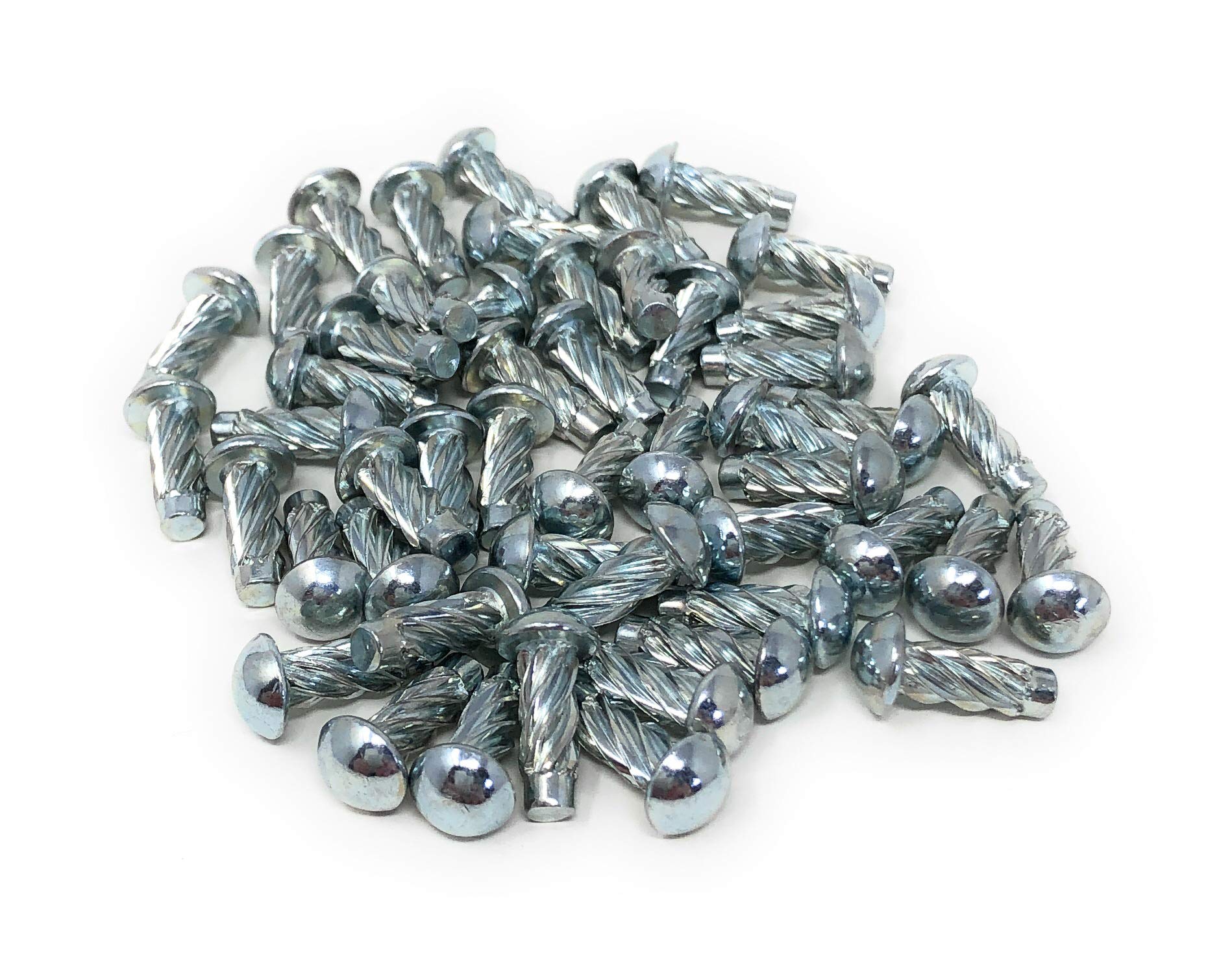 Self Tapping U-Drive Screw - Zinc Plated - 50 Pack - Made from Steel - 1/8" Width