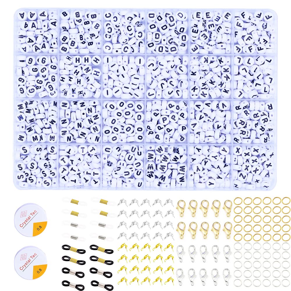 3639 Clay Beads Making DIY Bracelet Necklace Accessories with Crystal Elastic String,Loop Clasps,Plastic Storage Box and Lobster Clasps, mixed color 15