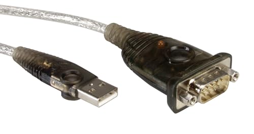 ATEN UC232A USB to Serial Converter USB-A to RS-232 Adapter (35cm) USB to PDA/Serial (DB9) Port Converter for Laptop PC Modem Printer Network Switch Scanner PLC Controller POS for Windows Mac Linux