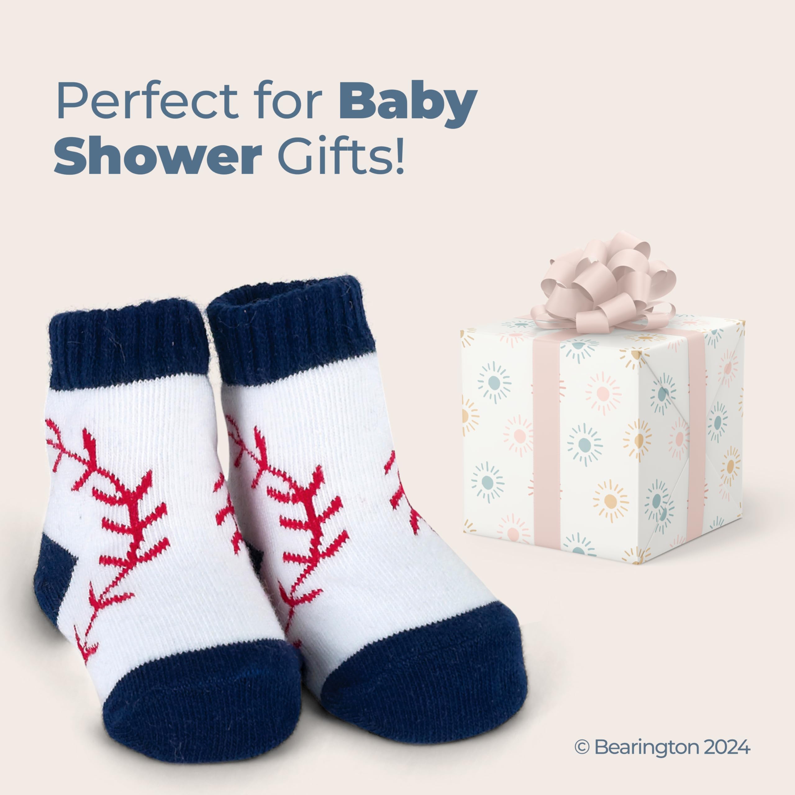 Bearington Baby Touchdown Newborn Boy's Football Socks