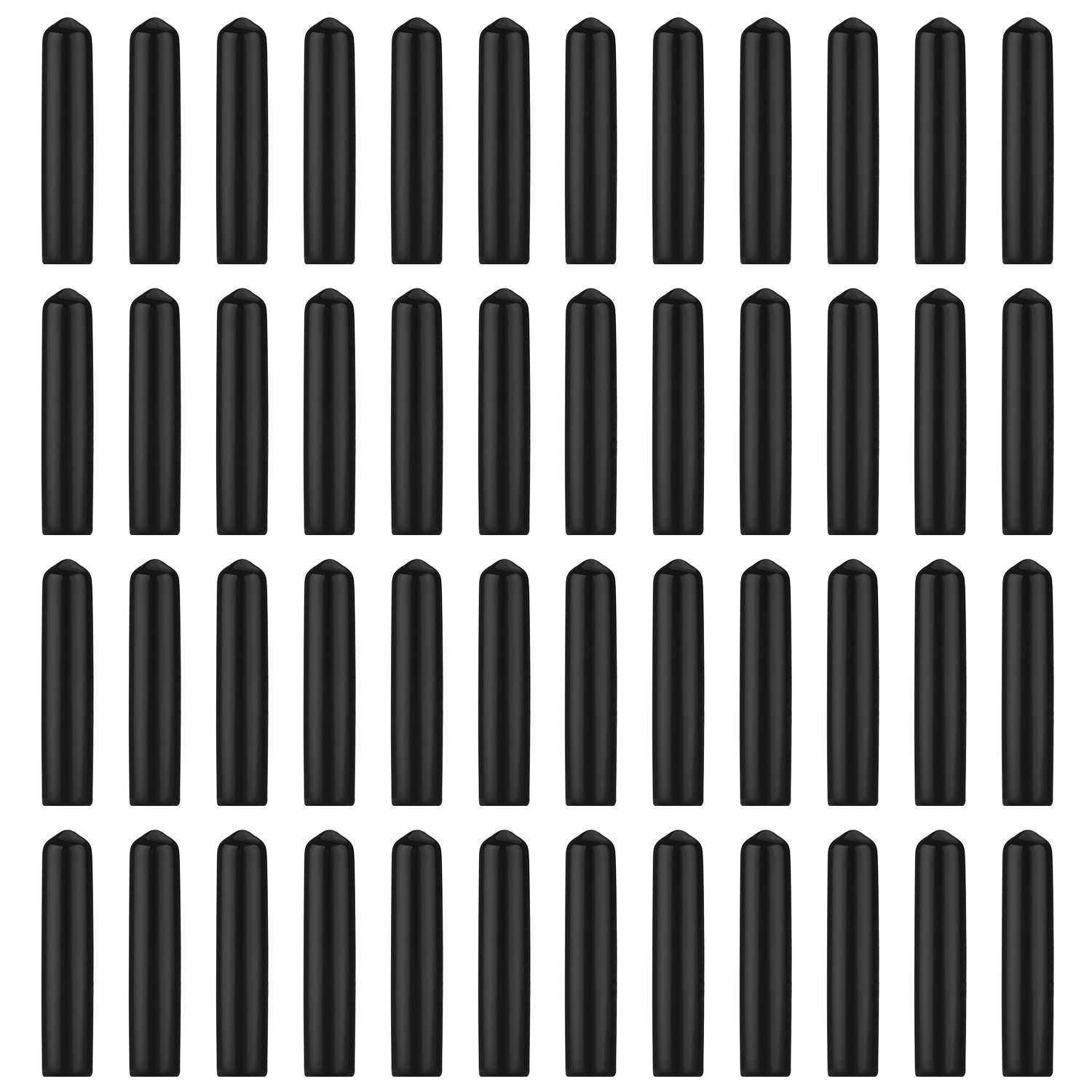 eBoot Black Rubber Pourer Cap Liquor Bottle Pourer Cover Dispenser Spout Dust Covers (48)