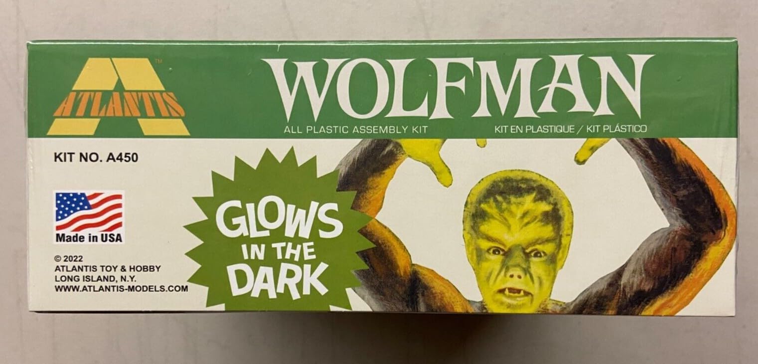 ATLANTIS TOY & HOBBY INC. Lon Chaney Jr. The Wolfman Glow Limited Edition AANA450 Plastic Models Other Misc