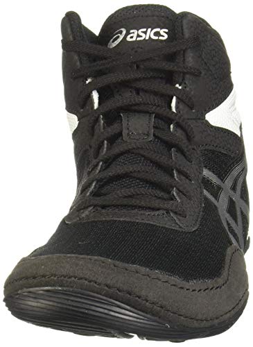 ASICS Men's Matflex 6 Wrestling Shoes, 13, Black/Silver