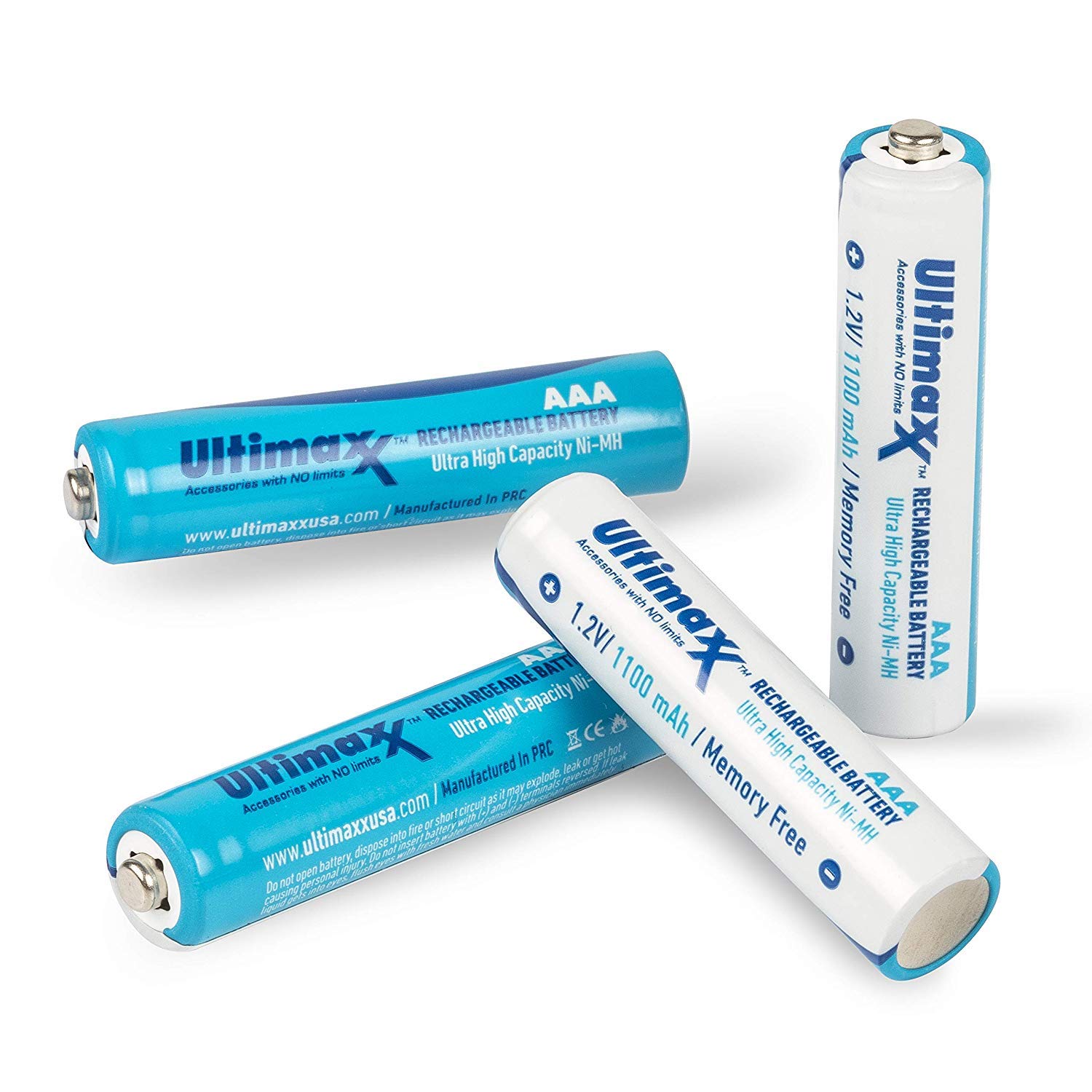 Ultimaxx Charger with Batteries – 8 Port Battery Charger with 4 AA Batteries 3150mAh and 4 AAA Batteries 1100mAh Memory Free- Rechargeable, Ni-MH, Durable & Long-Lasting Batteries