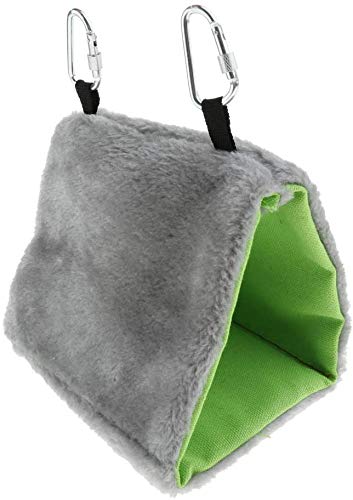 Winter Warm Bird Nest House Hammock Hanging Bed Toy Hut Hideaway for Hamster Parakeet Cockatiel Budgie Finch Canary Conure Lovebird Cage Perch Stand