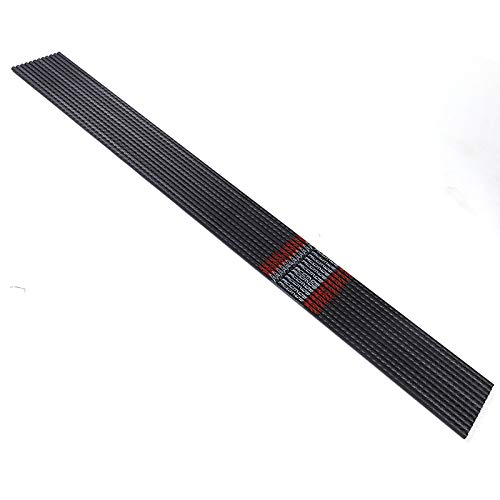 31" Arrow Shafts 250 Spine Arrow Shafts for Compound Bows ID 6.2 mm 28/28.5/29/30/31 Inch Carbon Arrow Shaft for 65/70/75/80/85/90 Lbs Recurve Bow Longbow Archery Hunting Shooting Target Practice