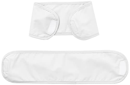 Amazon Basics Room Darkening Blackout Window Curtains with Back Tab Hanging Loops - 52" x 63", White
