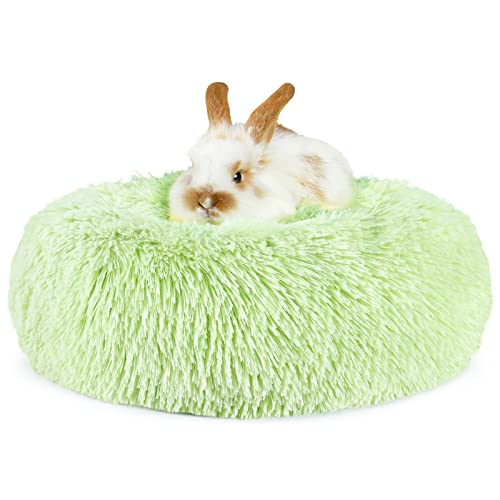 Bunny Bed for Rabbits, Warm Rabbit Bed Small Animal Beds for Guinea Pig, Chinchilla, Chipmunk, Squirrel, Bunny Beds Mat Nest, Green