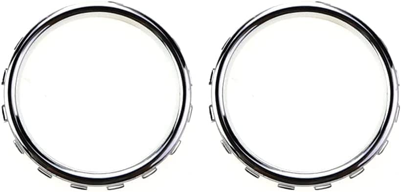 2PCS Thumbstick Accent Rings for Xbox ONE Elite E Controller Replacement (Silver)