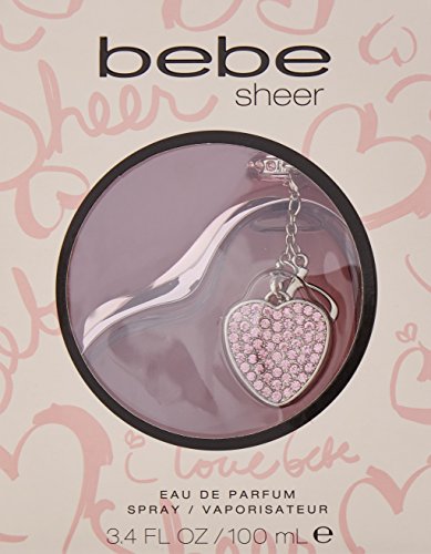 Bebe Sheer Eau De Parfum Spray for Women, 3.4 Ounce