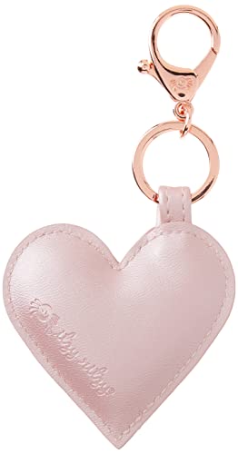 Itzy Ritzy Diaper Bag & Purse Charm, Keychain & Luggage Marker; Measures 6" Long & 3" Wide; Features Durable Clasp & Trendy Rose Gold Hardware, Blush