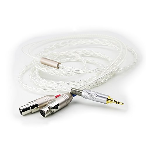 NewFantasia 2.5mm Trrs Male Balanced HiFi Cable Compatible with Audeze LCD-2, LCD-3, LCD-4, LCD-X, LCD-XC Headphone and for Astell&Kern AK240 AK380 onkyo AK320 DP-X1 FIIO 2.1m/6.5ft