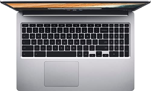 acer Newest Chromebook Laptop. 15.6" Full HD 1080p IPS Touchscreen Display, Intel Celeron N4020 Dual-Core Processor, 4GB DDR4 RAM, 64GB eMMC+ 256GB USB, Webcam, WiFi 5, Chrome OS, Silver, JVQ MP
