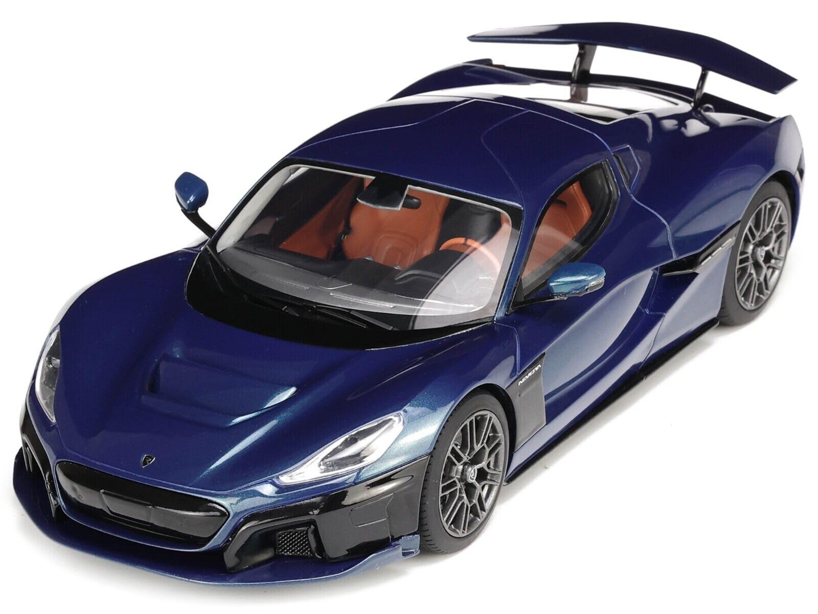 2021 Rimac Nevera Blue Metallic 1/18 Model Car by GT Spirit GT405