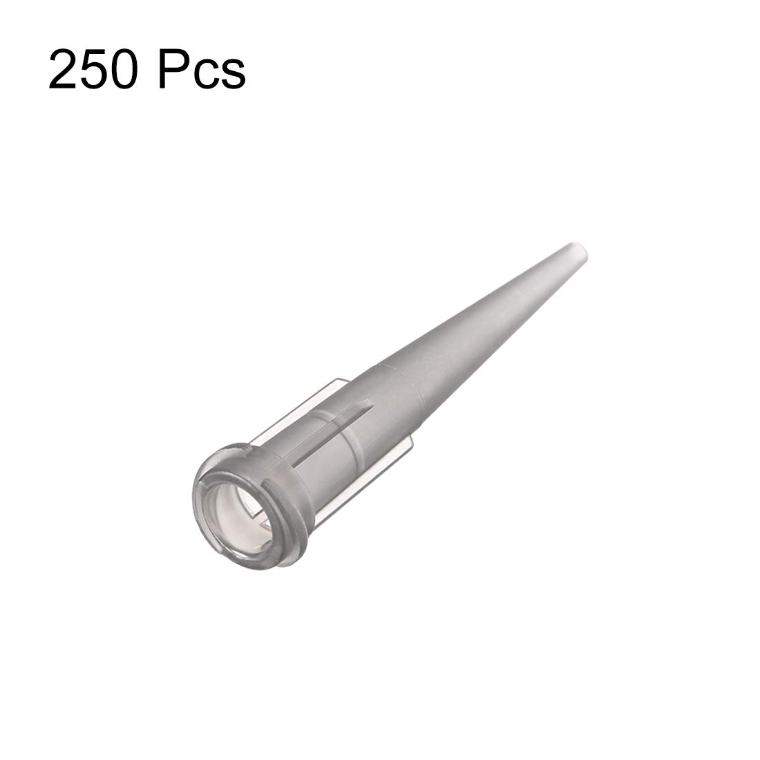 uxcell Industrial Blunt Tip Tapered Dispensing Fill Needle 16ga X 1.26" Gray 250pcs