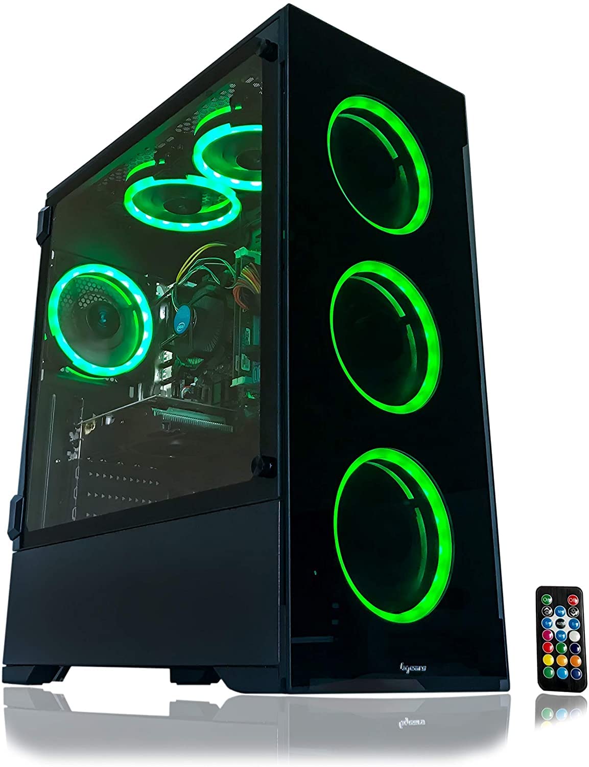 Alarco Gaming PC Desktop Computer Intel i7 3.40GHz,16GB Ram,1TB Hard Drive,Windows 10 pro,WiFi Ready,Video Card Nvidia GTX 750 4GB, 6 RGB Fans with Remote