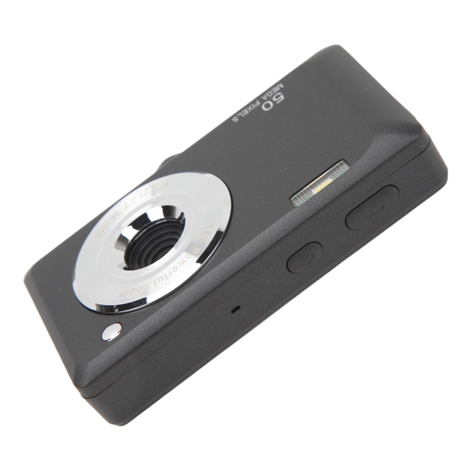 4K Digital Camera Auto Focus 2.7 Inch TFT Screen Small Camera for Teens Facial Recognition for Photography (Black)
