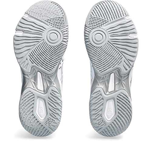ASICS Women's Gel-Rocket 11 Volleyball Shoes, 6, White/Pure Silver