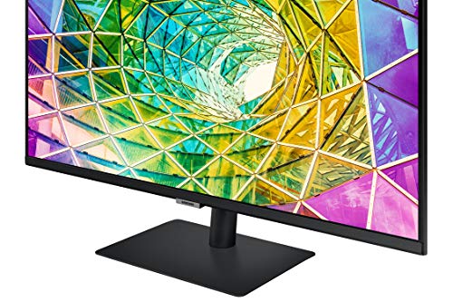 SAMSUNG 32 Inch 4K UHD, Computer, Vertical, HDMI Monitor, USB Port, HDR10 (1 Billion Colors), TUV-Certified Intelligent Eye Care, S80A (LS32A804NMNXGO),Black
