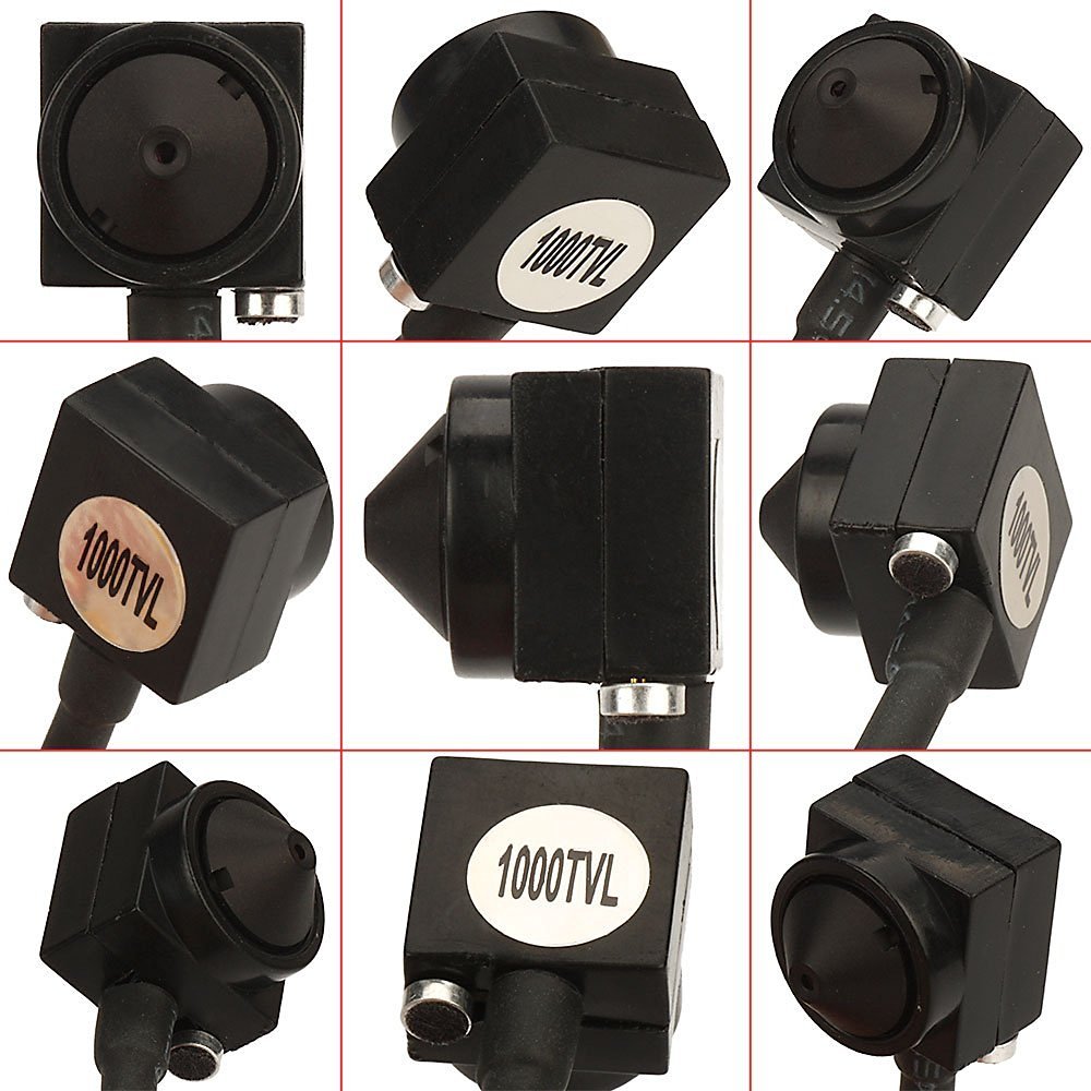 Vanxse® CCTV Hd Mini Spy Pinhole Security Camera 1000tvl Hidden Mini CCTV Surveillance Camera Indoor/Outdoor (VS-TN007)