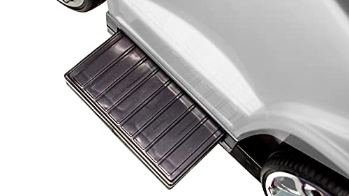 Best Ride On Cars 4 in 1 Mercedes Battery Powered Push Car, White, Large
