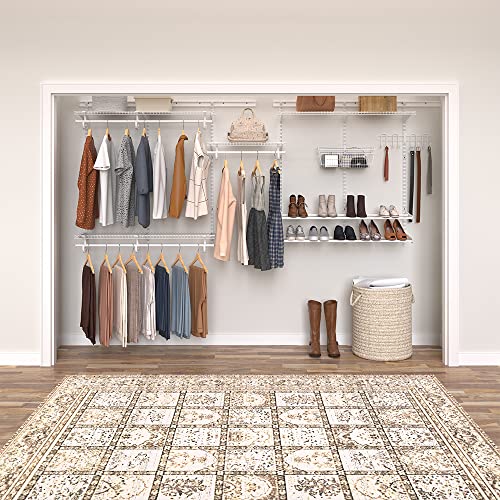 ClosetMaid 28440 ShelfTrack Expandable Shoe Rack, 24" x 42", White
