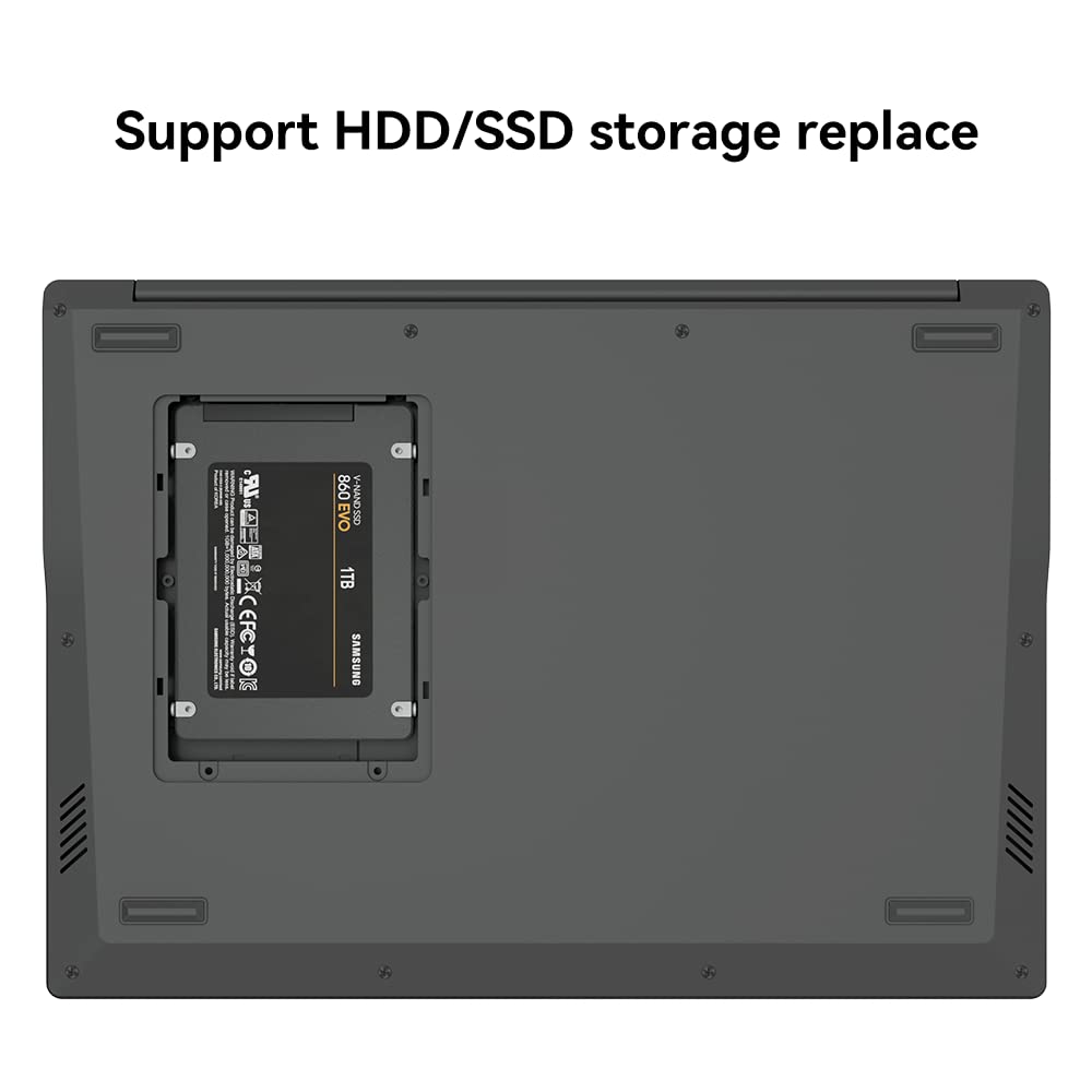 A DREAMER Laptop Computer 13.3 inch 2.5K QHD IPS 16:10 Screen, Windows 10 Laptop Intel N4020 SSD Replaceable Portable Traditional Laptop, Brown PC (6G+256GB)