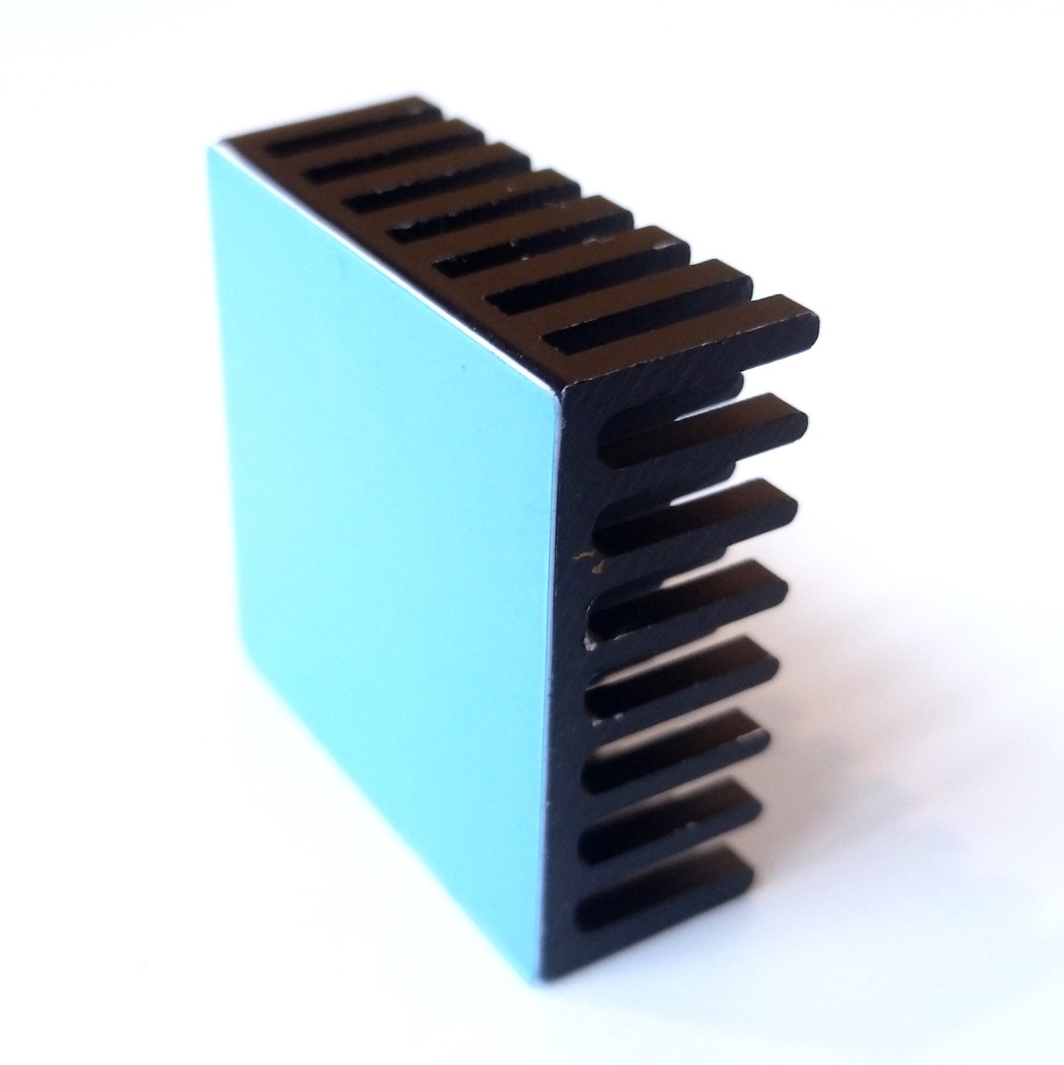 Easycargo 10pcs 25mm Heatsink Kit 25x25x10mm + 3M 8810 thermal conductive adhesive tape, cooler Aluminum Heat Sinks for cooling Raspberry Pi 4 GPU IC Chips LED (25mmx25mmx10mm)
