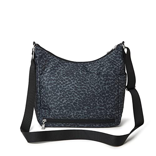 Baggallini Everywhere bagg with RFID, Charcoal Cheetah