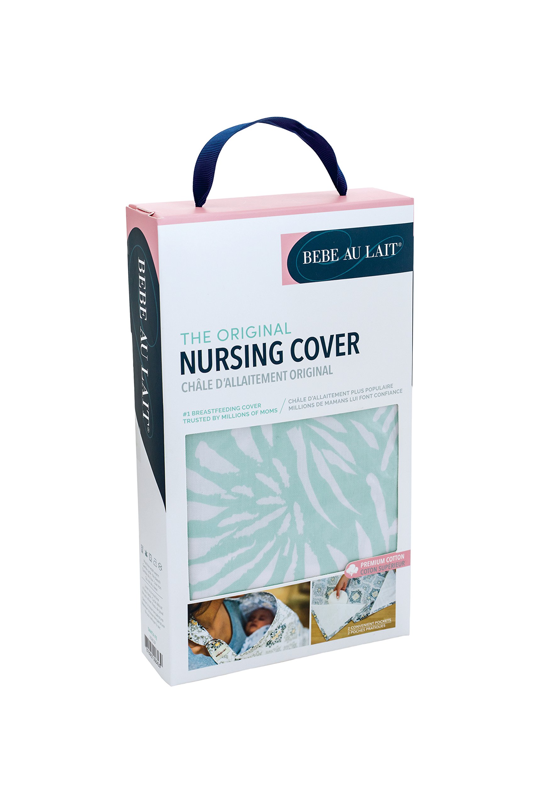 Bebe au Lait Premium Cotton Nursing Cover, Black Eyelet