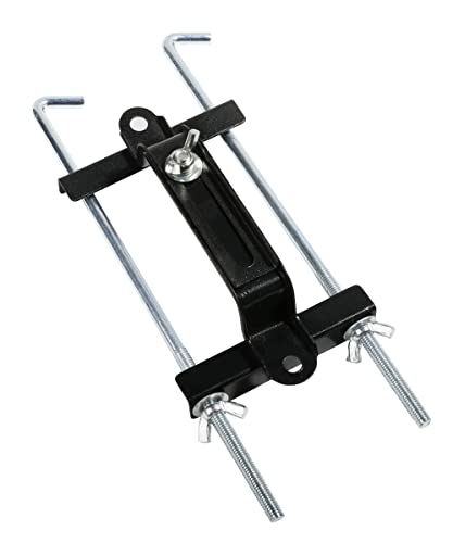 ESEWALAS Adjustable Battery Hold Down,Battery Tie Down Kit,Universal Battery Crossbar with J Bolt Battery Hold Down Bracket,Stainless Steel J Bolt Sets Car Battery Holder,Battery Tie Down Holder