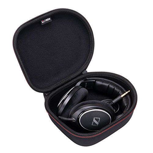 LTGEM Headphone Case for Sennheiser HD 599 SE / 560 S / 660 S / 600 / 450SE / 350BT Wireless Headphones(Black+Black)