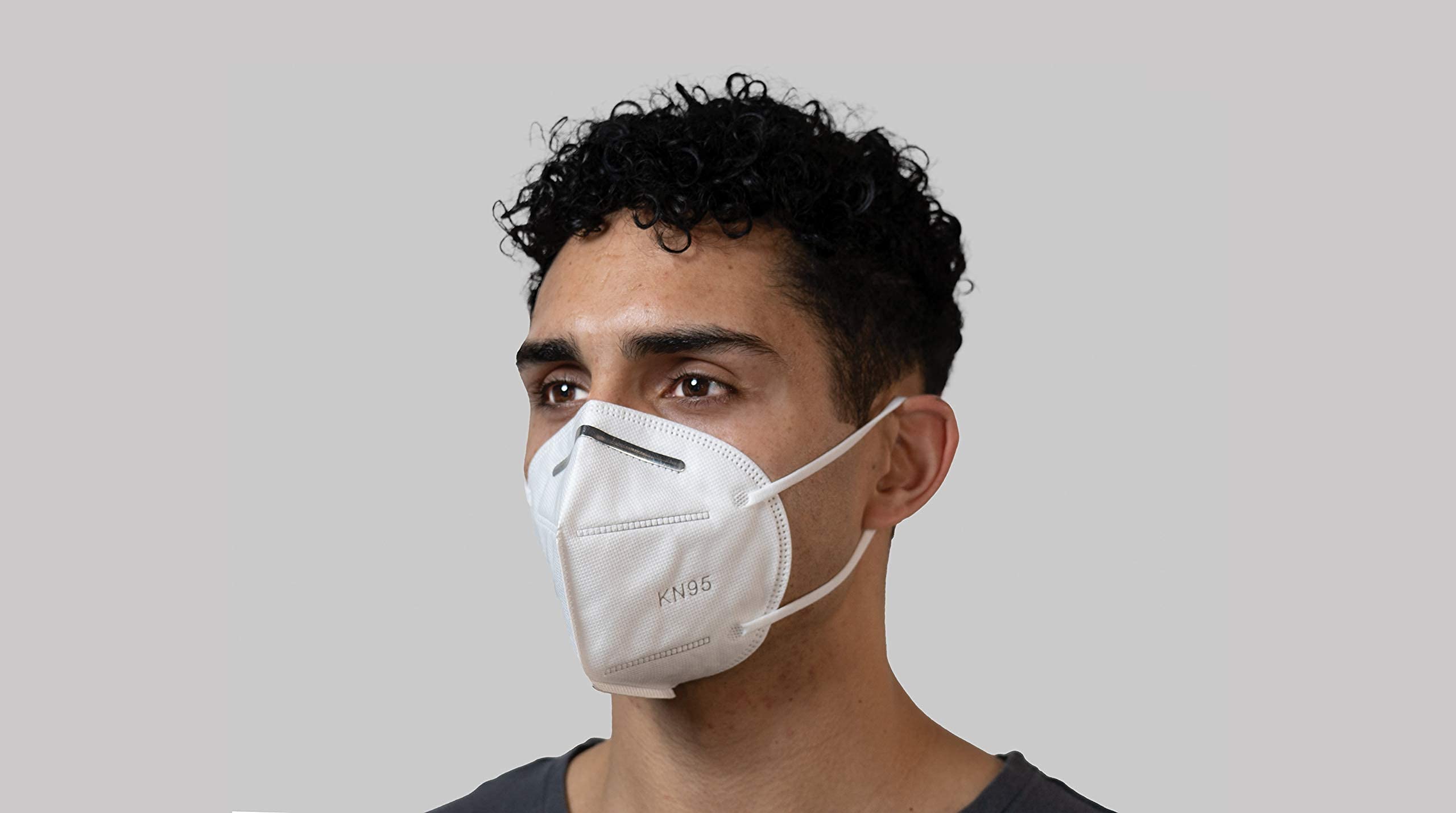 KN95 β Disposable Face Mask | Includes 20 Masks | 5-Ply Layer PM 2.5 Protection | Multiuse Dust & Particle Filtration | Adjustable Nose Piece & Elastic Ear Loop | Comfortable 3D Design Respirator