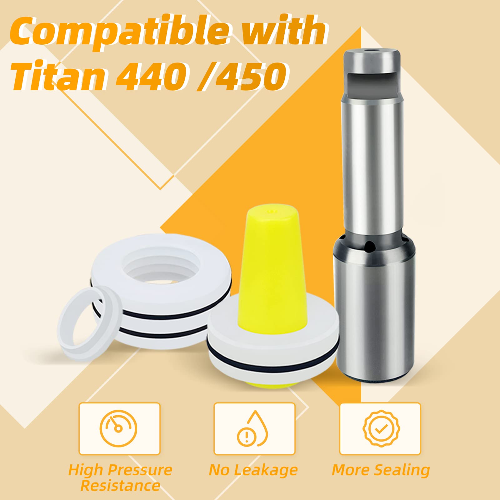 Piston Pump Repair Kit 704586 Piston Rod 704551 for Titan Impact 440 540 640 Wagner 320 321 Airless Sprayer Aftermarket