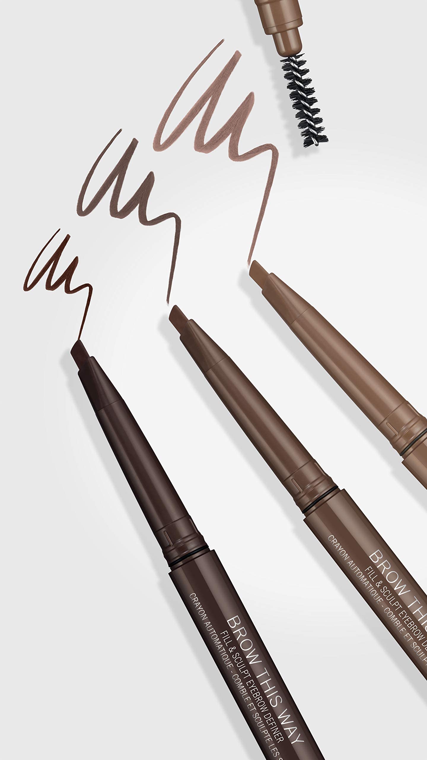 Rimmel Brow This Way Fill & Sculpt Eyebrow Definer, Medium Brown