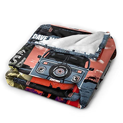 American Dave Rock Matthews Band Blanket Throw, Ultra-Soft Fleece Flannel Blanket Lightweight Throw Blankets for Couch Sofa Living Room for Kids Adults 50"X40"