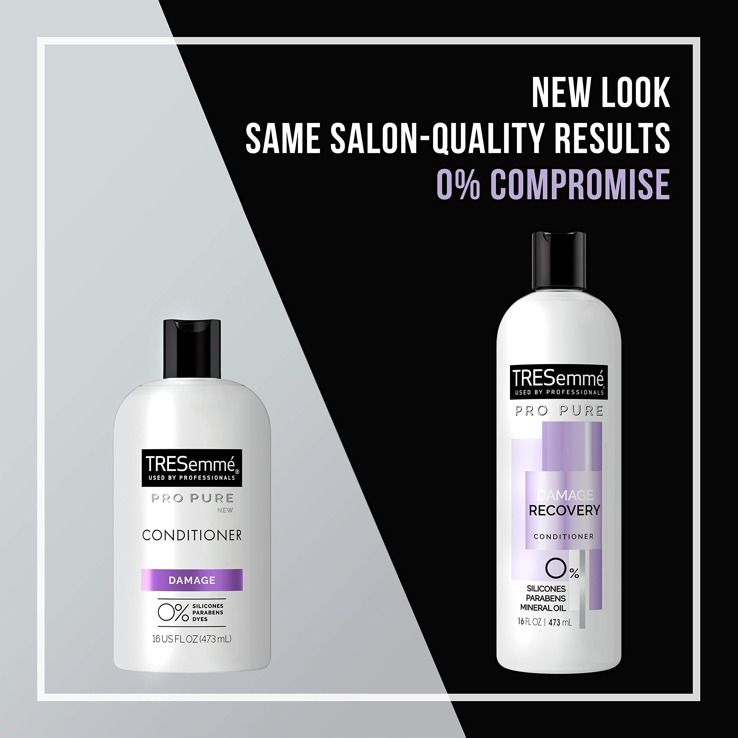 TRESemmé Conditioner Conditioner for Damaged Hair Damage Recovery Silicone Free Conditioner 16 oz 4 Count