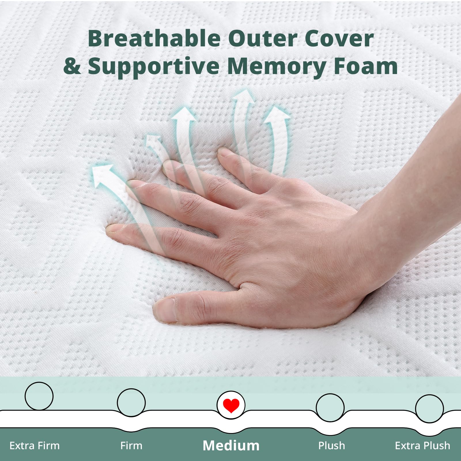 Wellos Queen Size Mattress 12 Inch Memory Foam Bed Mattress in a Box,CertiPUR-US Certified,Fiberglass Free Mattress, Cooling Gel Queen Mattress Medium Firm for Supportive & Pressure Relief