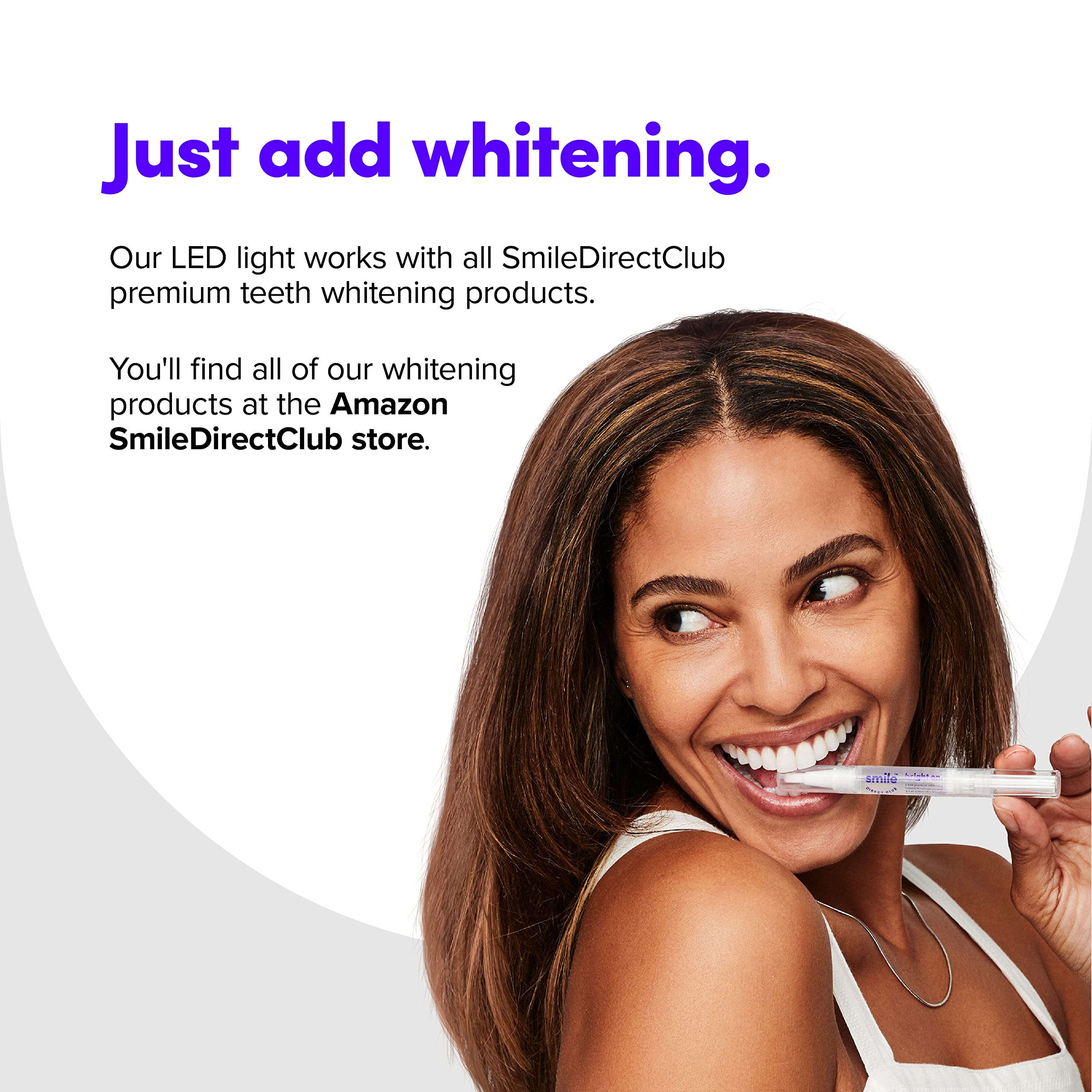 SmileDirectClub Teeth Whitening LED Accelerator Light - Whiten Teeth Faster - Use with SmileDirectClub Premium Teeth Whitening