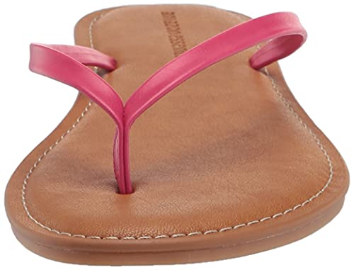 Amazon Essentials Women's Thong Sandal, Bright Pink, 7