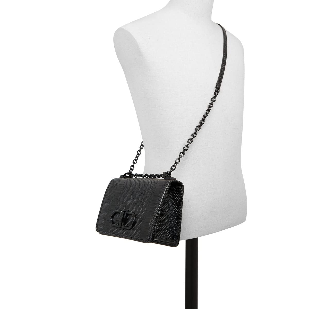ALDO womens Women's ALDO Women s Ocerrann Crossbody Bag, Black/Black, One Size US