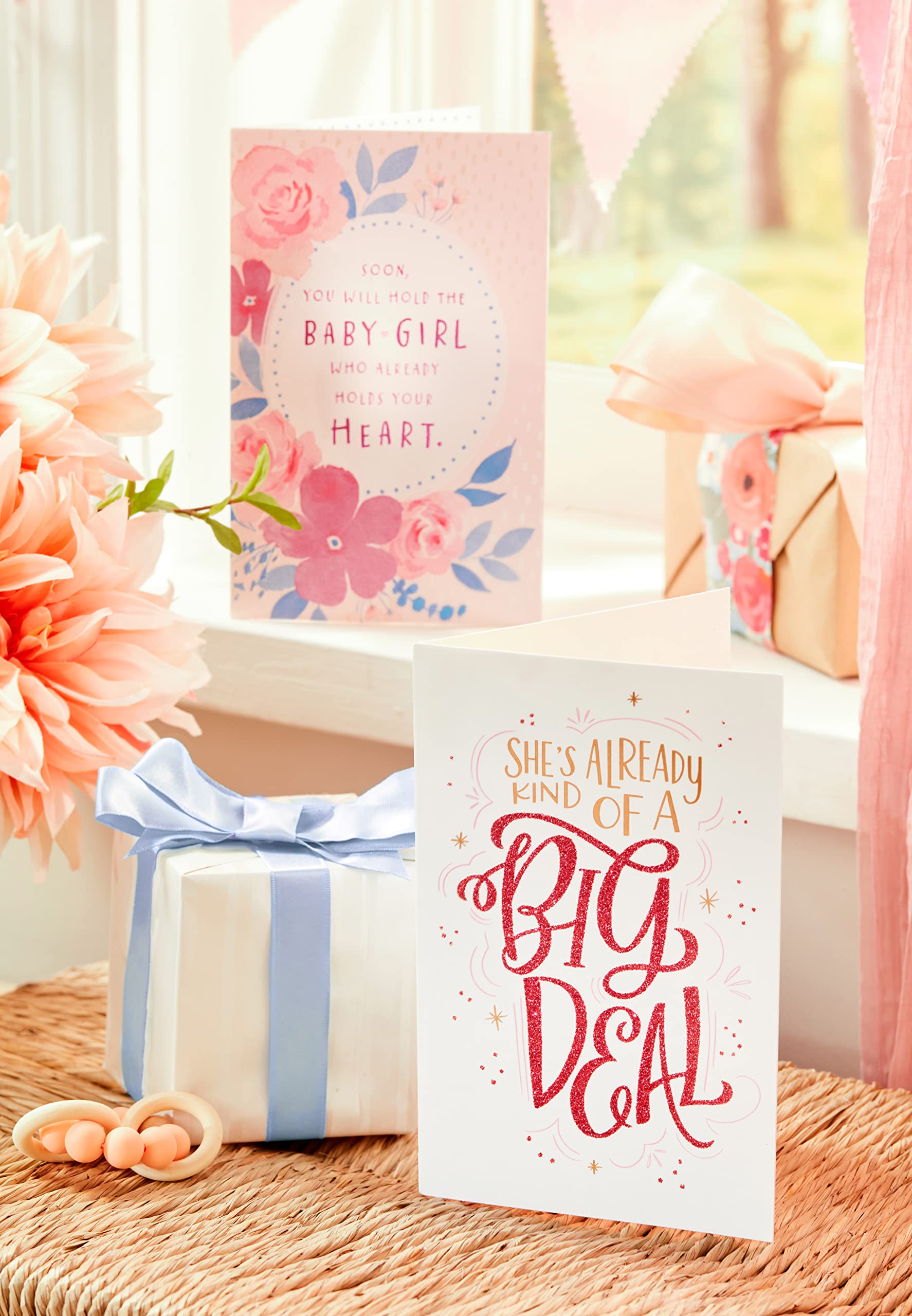 American Greetings Baby Shower Card for Girl (Count Down the Days)