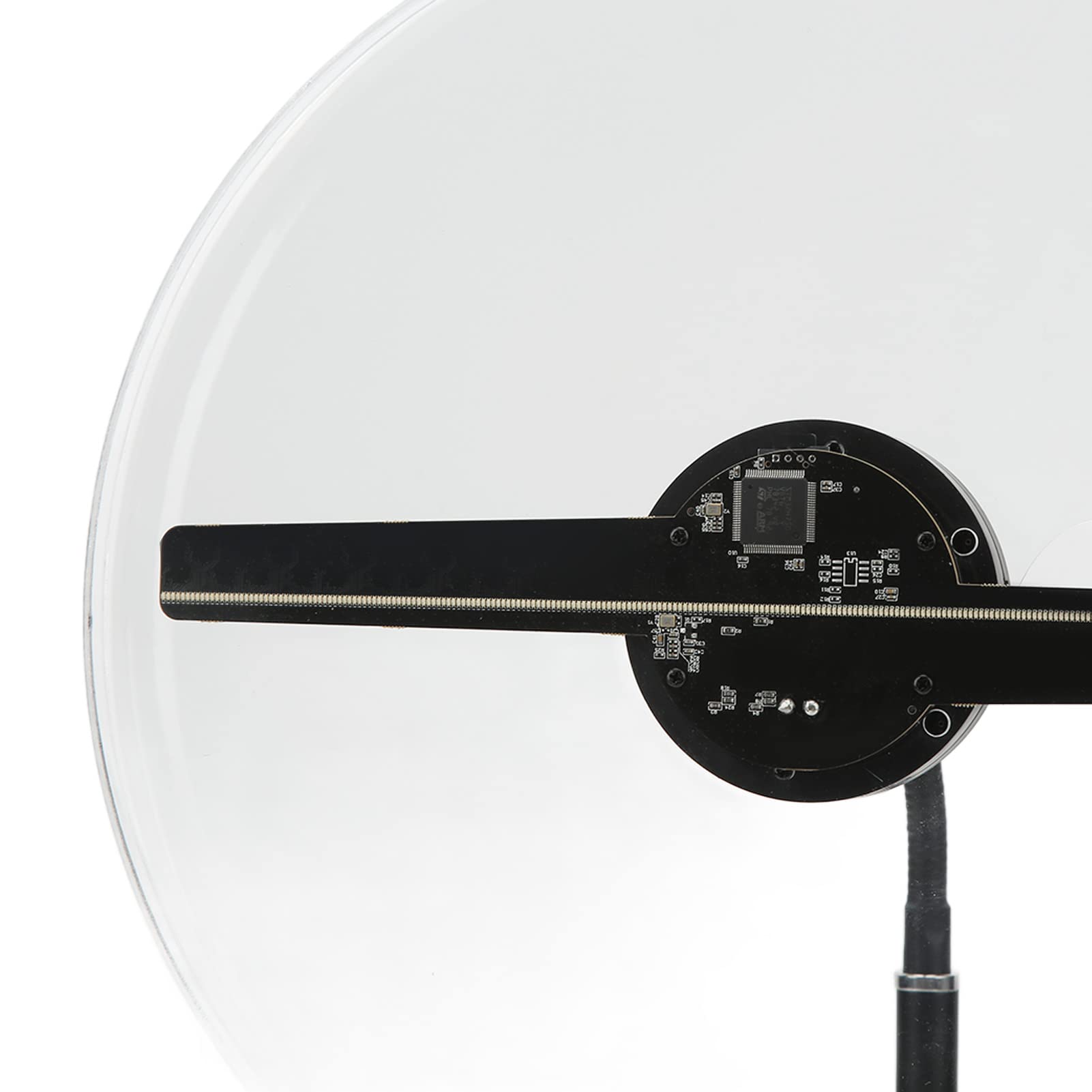 3D Holographic Fan, 30cm Naked Eye Hologram Fan LED Fan Advertising Display Projector 3D Holographic Projector LED Air Fan Projector, WiFi Module, APP Operation