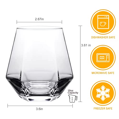 Cadamada 24oz Whiskey Glass Bottle,Decanter Set with Glasses,Delicate Decanter Set for Tequila, Brandy, Scotch & Vodka, Gifts, Bar & Party Decorations