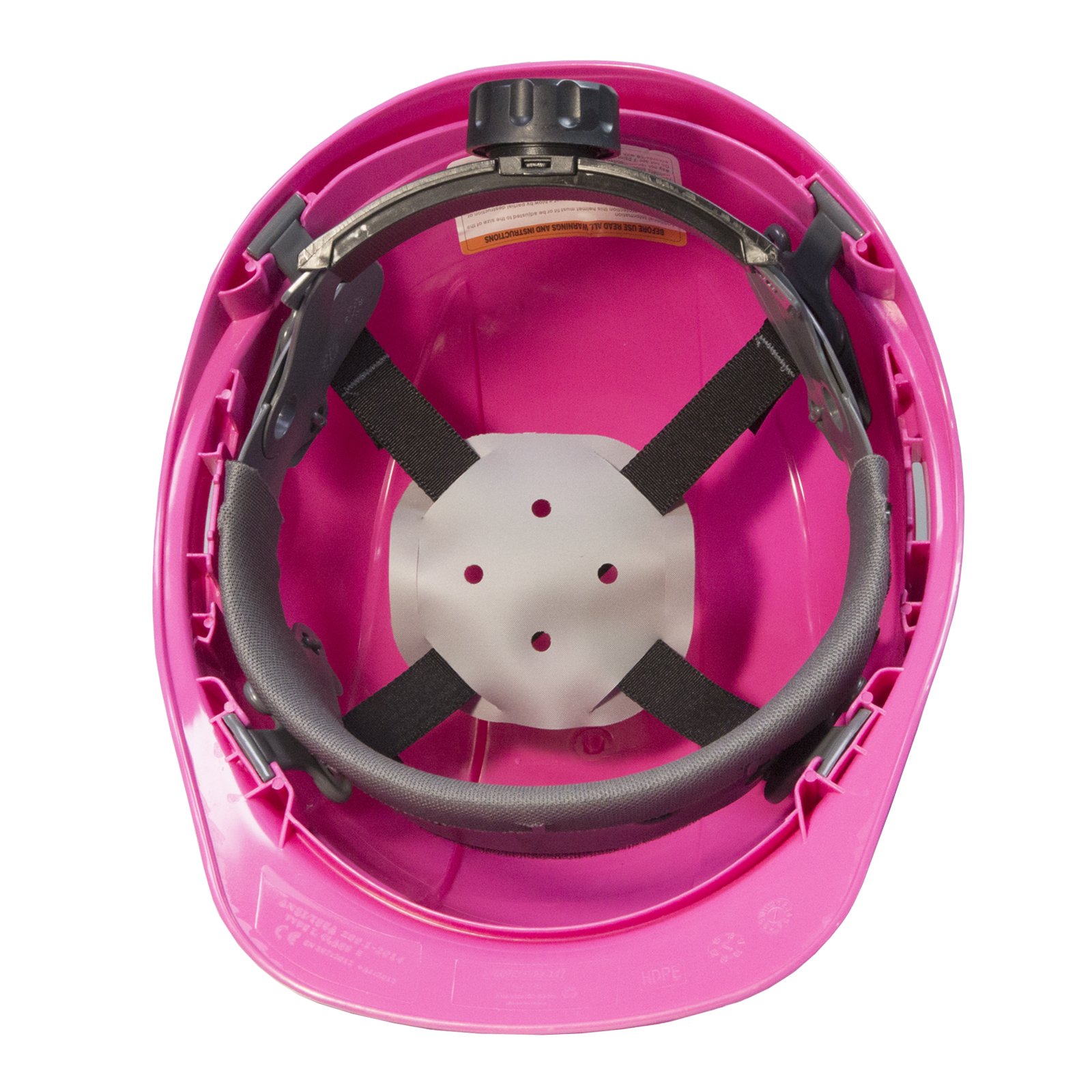 JORESTECH Safety Hard Hat Pink HDPE Cap Style Helmet with 4-Point Adjustable Ratchet Suspension for Work, Home, and General Headwear Protection ANSI Z89.1-14 Compliant HHAT-01